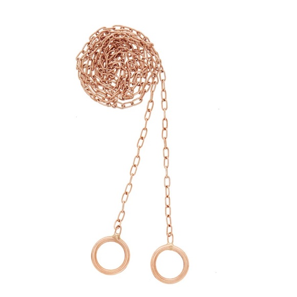 Marla Aaron | Jewelry | Marla Aaron Square Link Chain In Rose Gold 8 ...